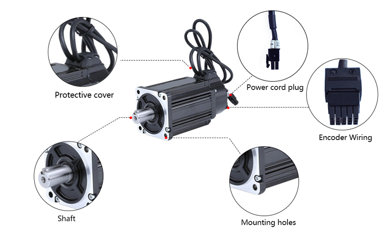 750W AC Servo Motor, Three Phase 220V | ATO.com
