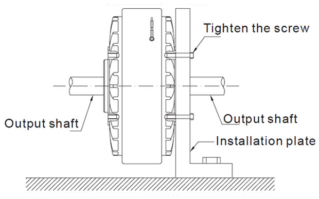 Magnetic Particle Brake, Hollow Shaft, 6Nm-200Nm | ATO.com