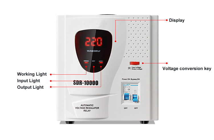 10 kVA Single Phase Automatic Voltage Stabilizer for Home | ATO.com