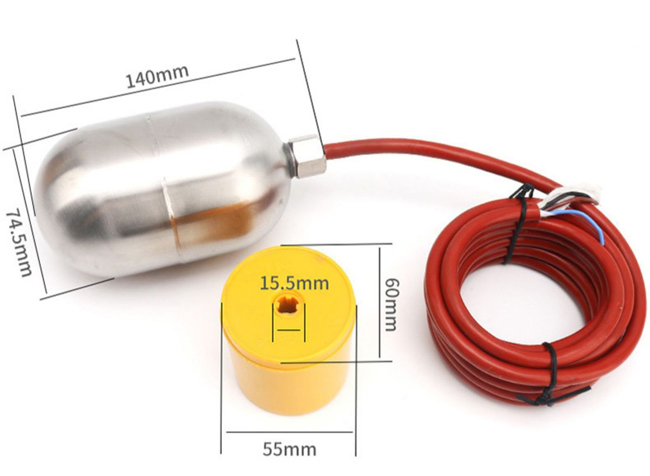 High Temperature Float Switch, Stainless Steel | ATO.com High Temperature Float Switch, Stainless Steel | ATO.com