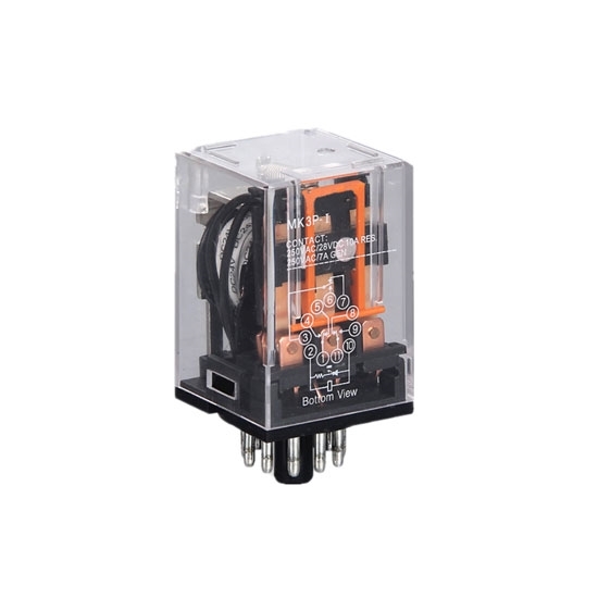 Electromagnetic Relay, 11-pin 3PDT, 12V/24V/110V/220V coil | ATO.com