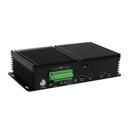 Fanless Industrial PC, J1900 quad core 2.0 GHz, 6 COM, 12V | ATO.com