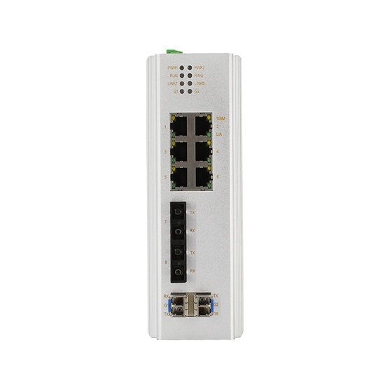 10 Port Gigabit Managed Industrial Switch, Din Rail | ATO.com