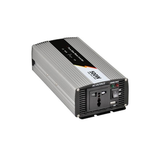 500 Watt Pure Sine Wave Power Inverter, 12V DC to 220V AC | ATO.com