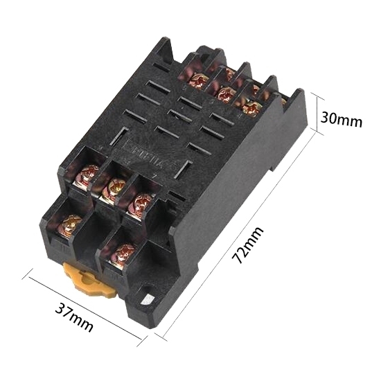 Electromagnetic Relay, 11-pin 3PDT, 12V/24V/110V/220V | ATO.com