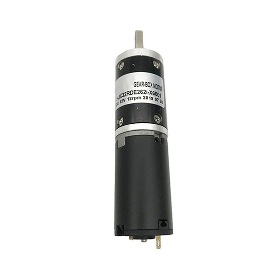 Brushed DC Motor with Gearbox, 2800rpm, 12V/24V, 32mm | ATO.com