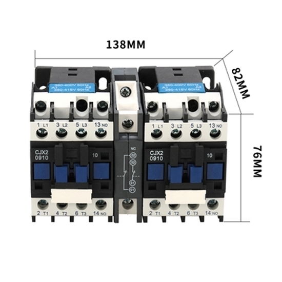 12 amp Mechanical Interlock AC Contactor | ATO.com