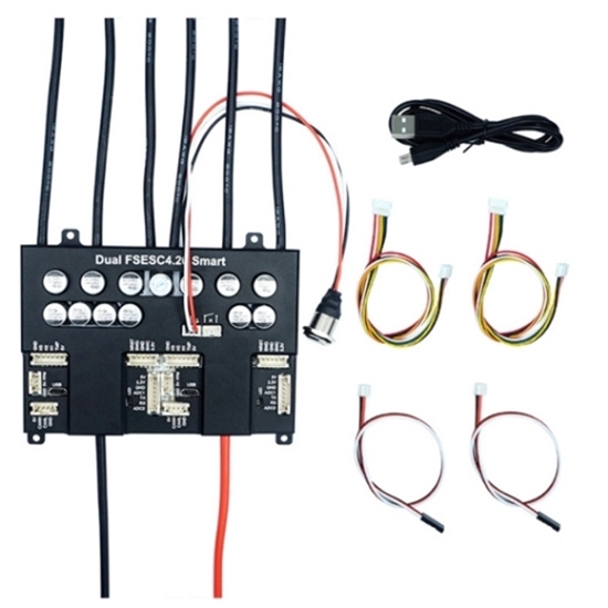 50A/100A 3-12S Electronic Speed Controller (ESC) for Dual BLDC Motor ...