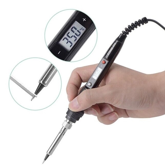 80W Digital Soldering Iron, Adjustable Temperature | ATO.com