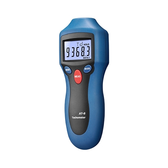 Handheld Contact/Non Contact Digital Tachometer, 2 rpm-99999 rpm | ATO.com