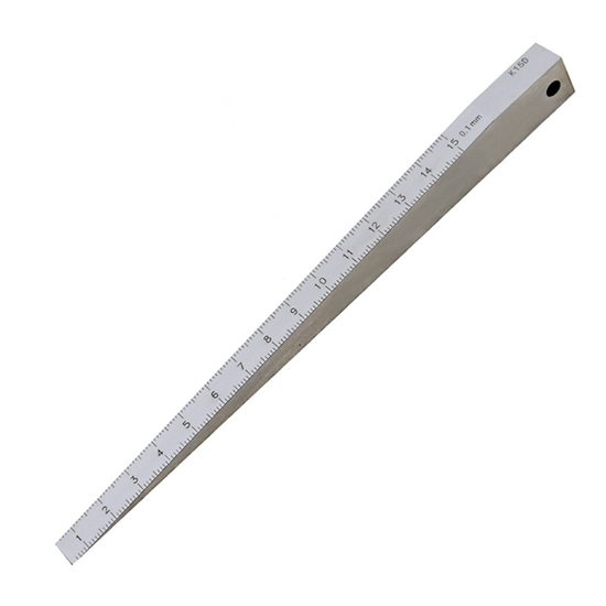 Feeler Gauges Stainless Steel 1-60Mm Steel Metric Aperture Scale Wedge ...