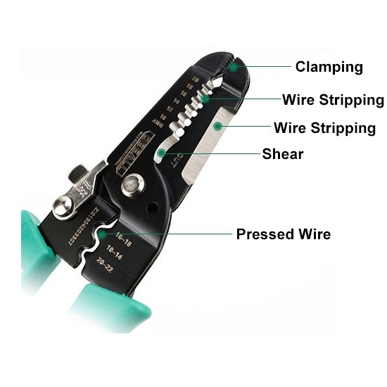 Universal Wire Stripper, 10/12/14/16 gauge | ATO.com