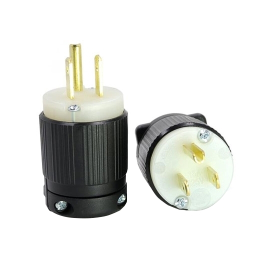 15A 125V Locking Plug, 2 Pole, 3 Wire | ATO.com