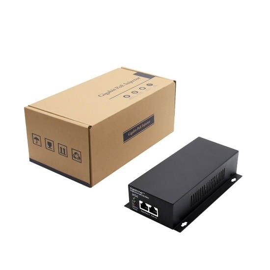 90W Gigabit PoE Injector Adapter, RJ-45 | ATO.com
