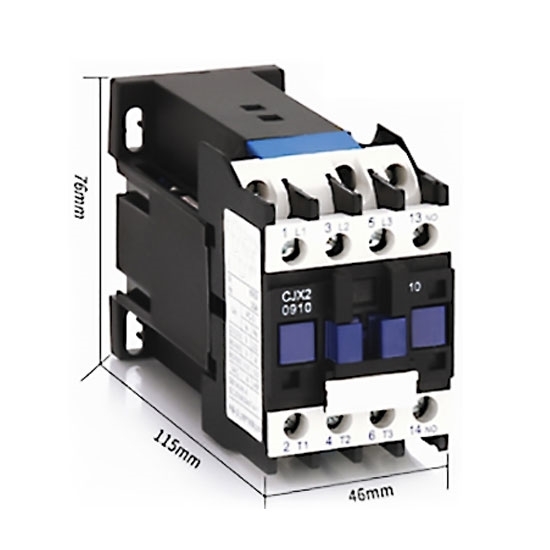 9 amp 3/4 Pole DC Coil Contactor, 12V/24V/48V/220V Coil | ATO.com