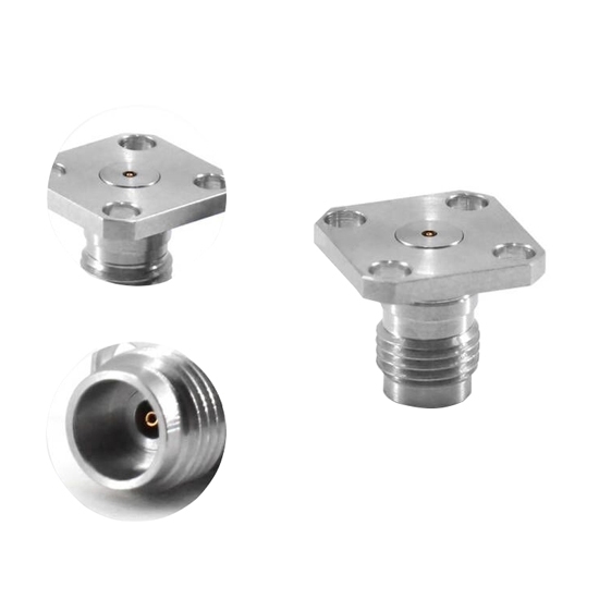 1.85mm Female RF Coaxial Connector, Flange Mount | ATO.com