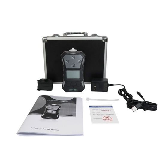 Explosion-Proof Multi Gas Detector, 5-Gas, CO, H2S, O2, LEL, VOC | ATO.com