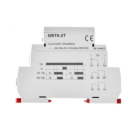 Time Delay Relay, Double Delay On, AC 220V, AC/DC 12-240V | ATO.com