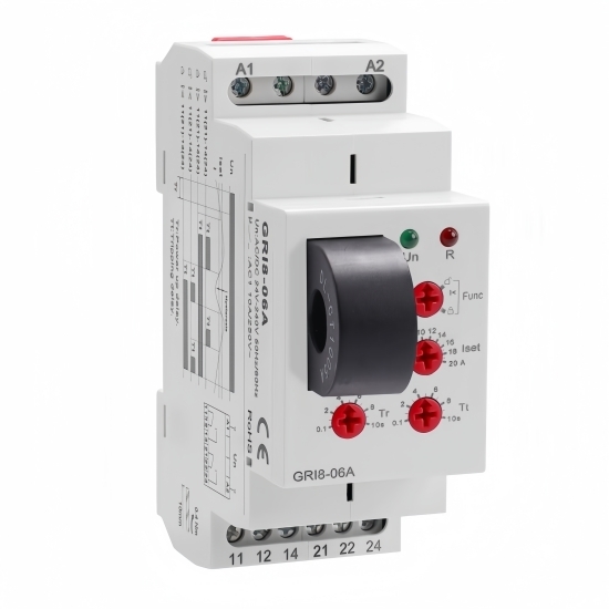 1-phase Current Monitoring Relay, 2-20A, 2×SPDT, AC/DC24V-240V | ATO.com