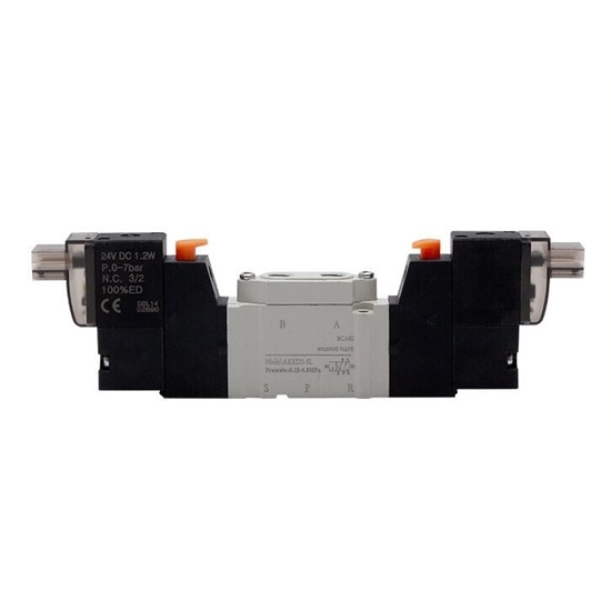 Pneumatic Solenoid Valve, 2 Position 5 Way, 12V/24V | ATO.com