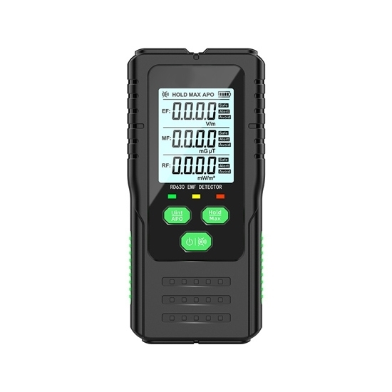 Air Quality Monitor POYIPI EMF Meter, Handheld Portable Radiation ...