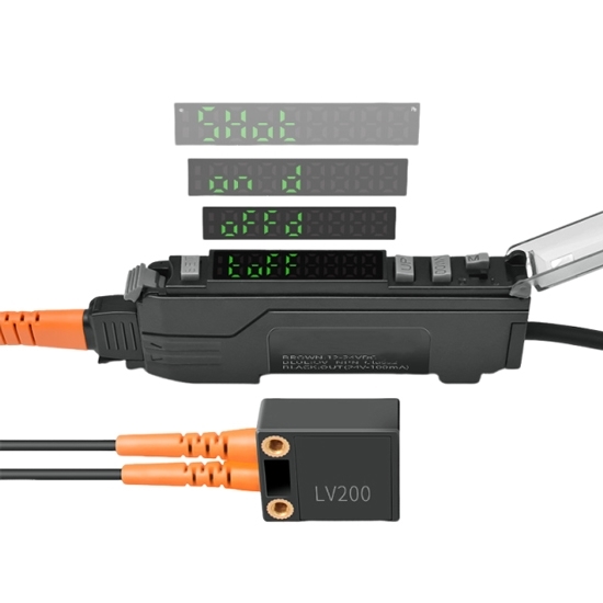Laser Fiber Optic Sensor with Amplifier, NPN | ATO.com