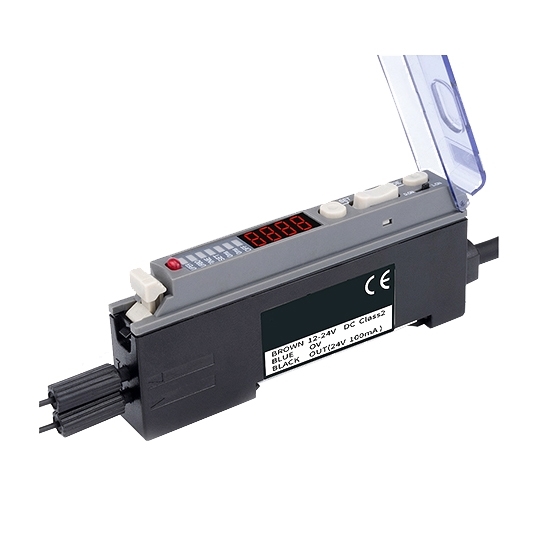 Single Digital Fiber Optic Amplifier, NPN/ PNP | ATO.com