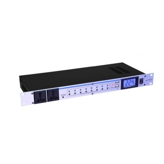 8U Rack Mount Power Sequencer with Display | ATO.com