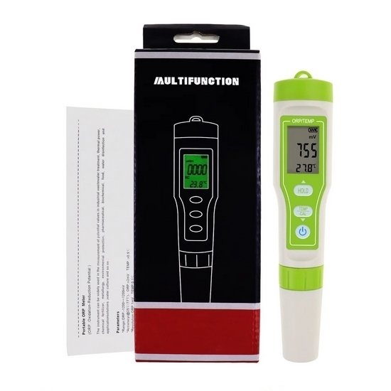 Portable Water Quality Tester, ORP Meter, Backlit | ATO.com