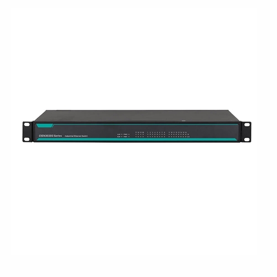20 Port Full Gigabit Unmanaged Industrial Switch, Rack Mount | ATO.com